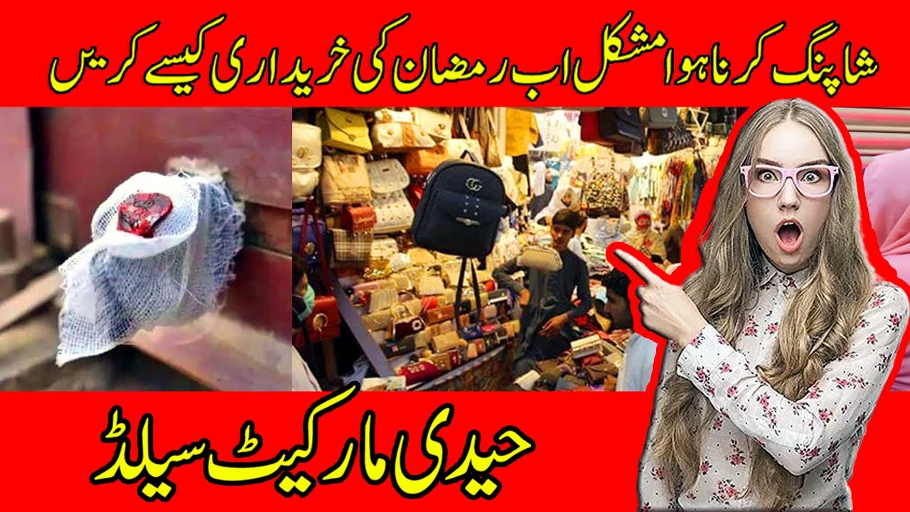Hyderi Market Karachi | Shopping Vlog | market sealed - YouTube