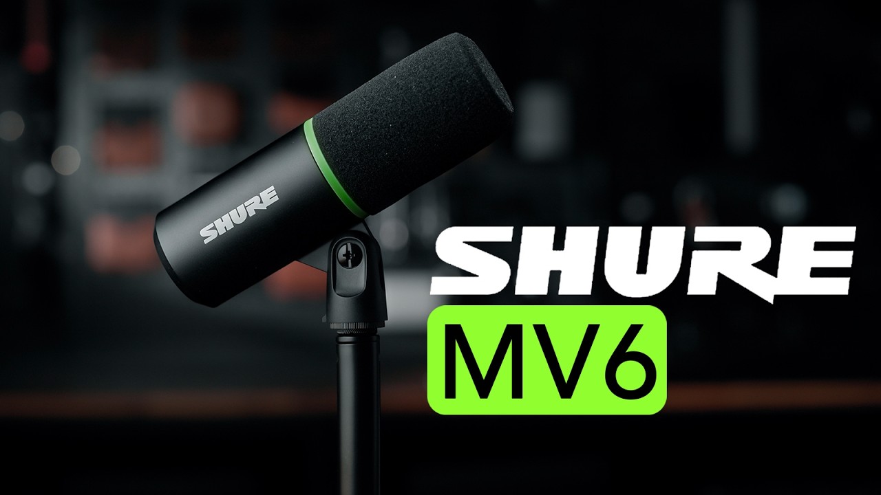 Shure MV6 Review - Perfeito para Reuniões, Streaming e Lives! - YouTube