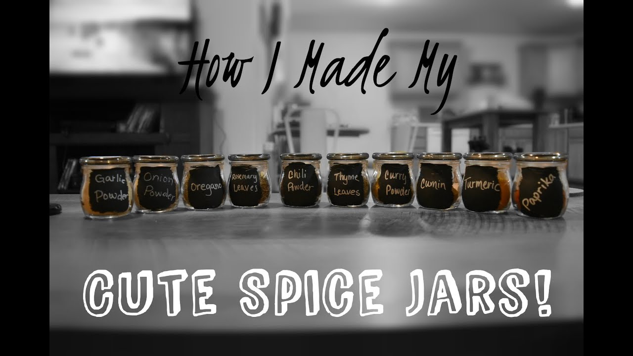 Cute Spice Jars | DIY - YouTube