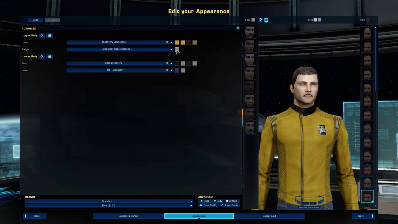 Star Trek Online Age of Discovery Character Creation - YouTube