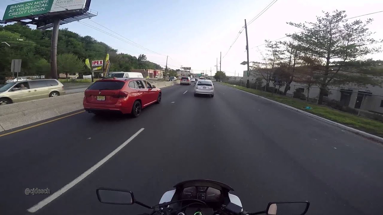 Honda 1990 VTR 250 Ride To Jersey City - YouTube