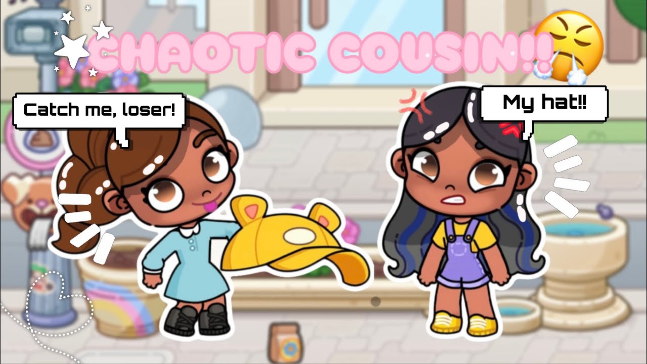 My WILD Cousin Came to Visit 💥 / Voiced /Avatar world - YouTube