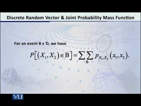 Discrete Random Vector Joint Probability Mass Function | Probability Distribution | STA642 ...