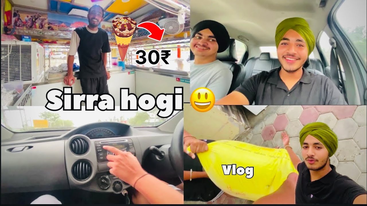 Sirra hogi 😃Ice cream only 30₹ | JashanSidhuVlogs - YouTube