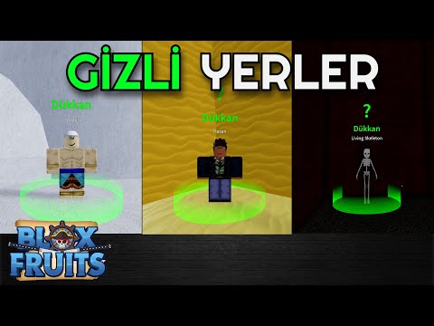 BLOX FRUİTS EN GİZLİ YERLER! 👀🔎