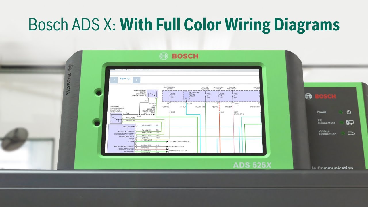 Bosch ADS X: Extreme Diagnostics with Full Color Wiring Diagrams from ...