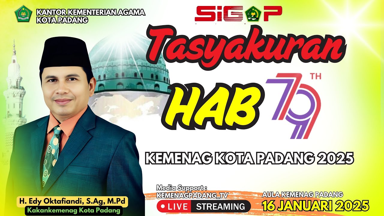 Tasyakuran HAB 79 Kemenag Padang - YouTube