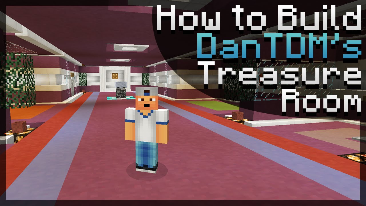 How to build DanTDM's Treasure Room! [3/3] - Minecraft Tutorial - YouTube