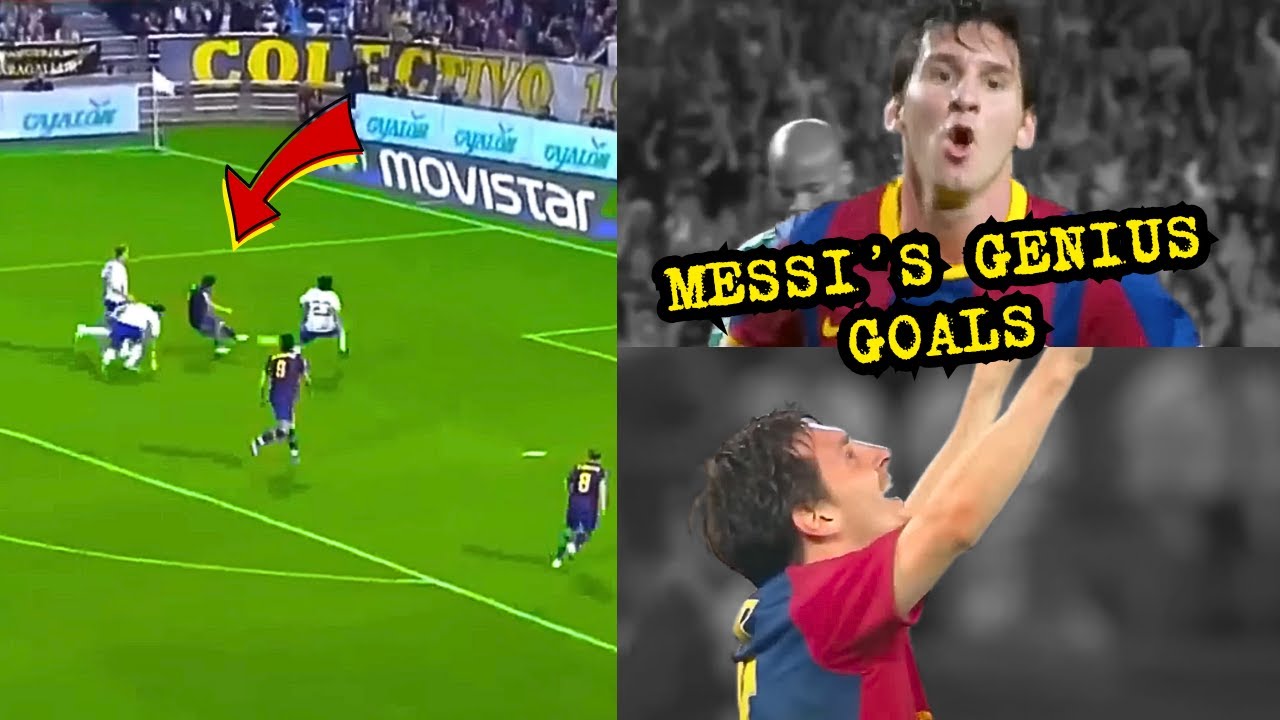 Unforgettable Genius Goals By Messi - YouTube