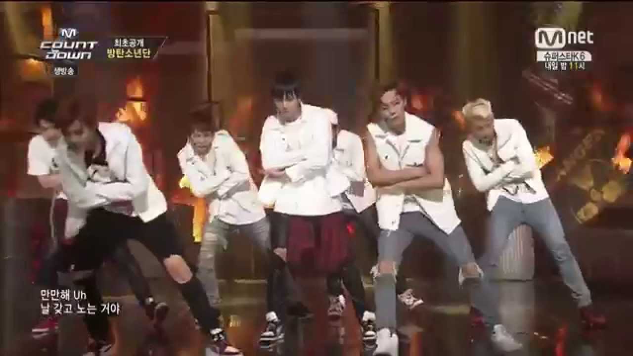 BTS (방탄소년단) - Danger @ M! Countdown (엠! 카운트다운) Comeback Stage [140821 ...