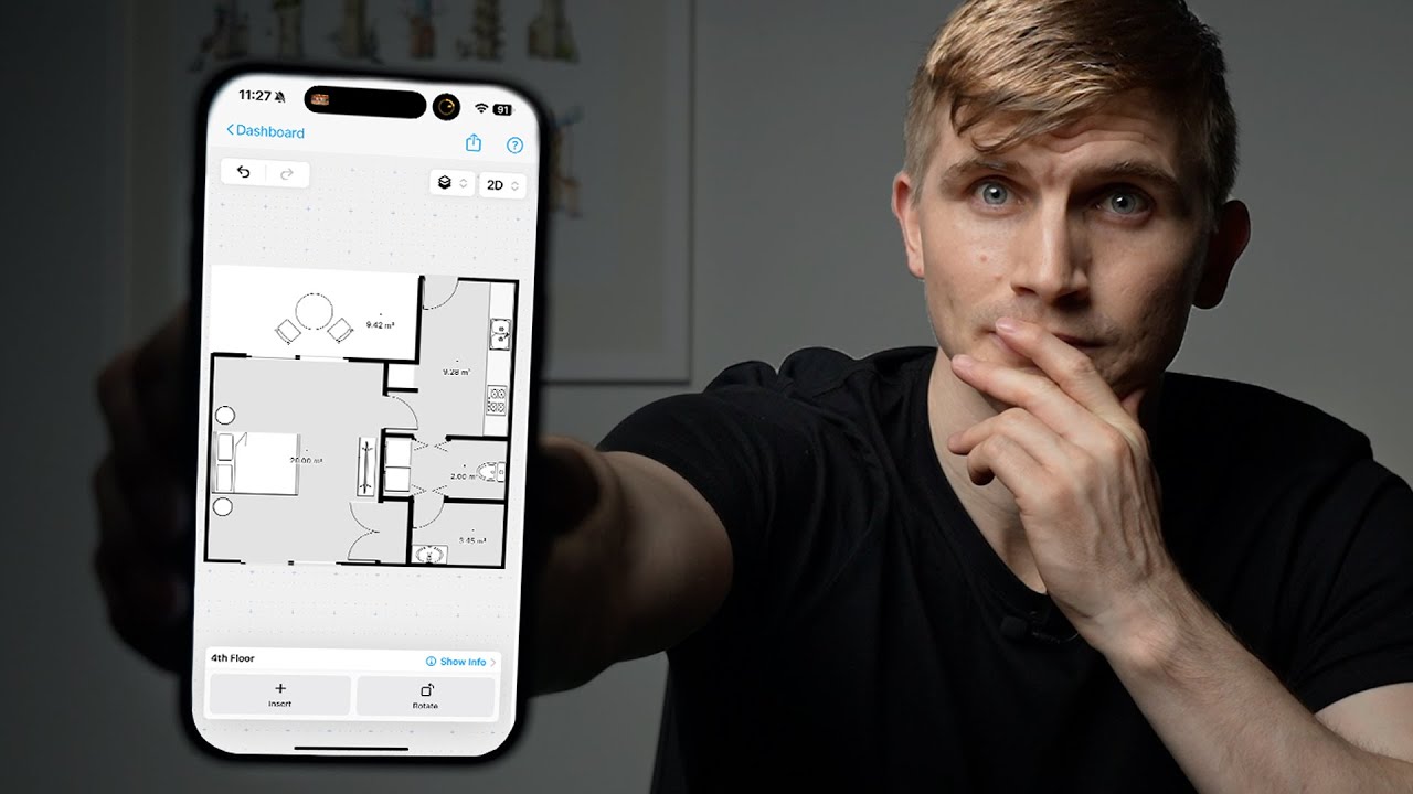 Drawing your first plan... on a Phone - YouTube