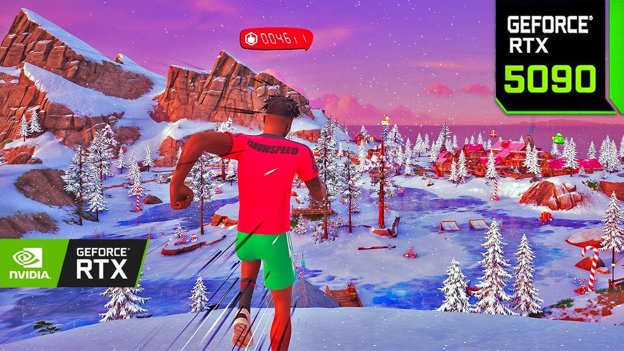 Fortnite ISHOWSPEED Skin Gameplay | RTX 5090 4K MAX Graphics + Ray ...