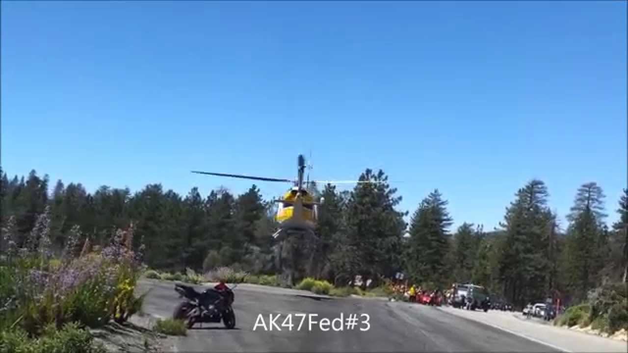 Harley and sport bike crash aftermath - YouTube