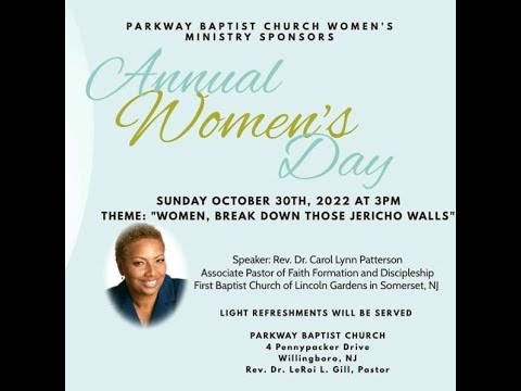 Annual Women's Day Service ~ October 30, 2022 - YouTube