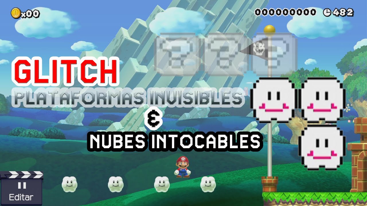 Glitch Super Mario Maker: plataformas invisibles & nubes intocables ...