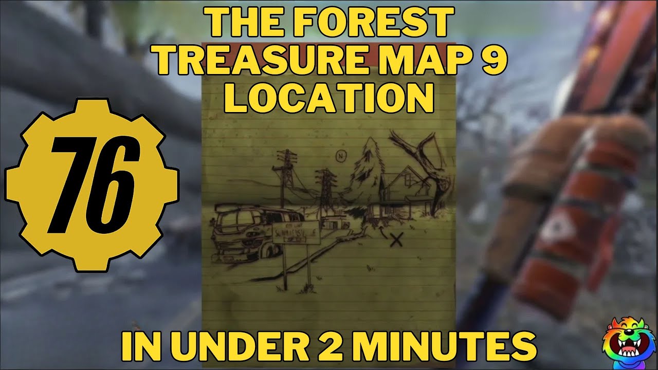 How to Find The Forest Treasure Map 9 #fallout76 #fallout76guide - YouTube