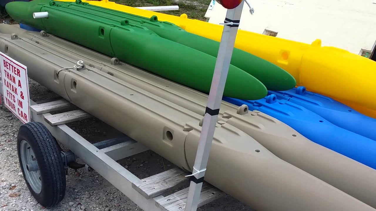 Modular boats for fishing or paddling - YouTube