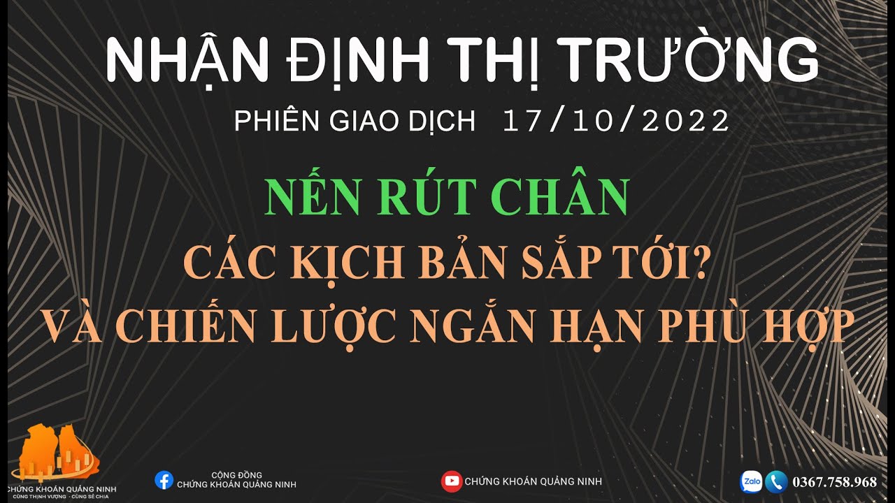 CKQN - Nhận định thị trường phiên giao dịch 17/10/2022 || Nến rút chân ...
