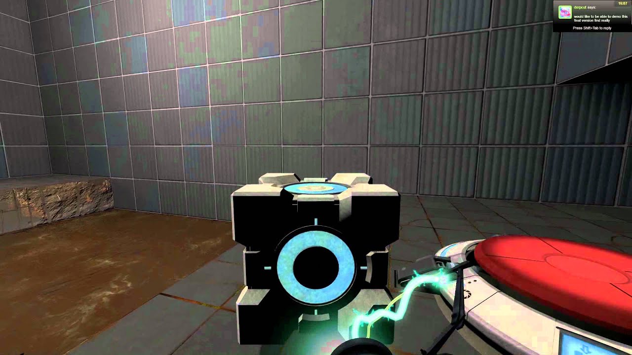 Portal 2 lighting, platforms, cube spawn etc. (hammer & unfinished ...