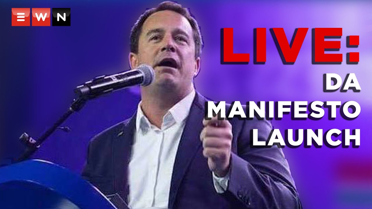 DA launches its manifesto for 2021 local govt elections - YouTube