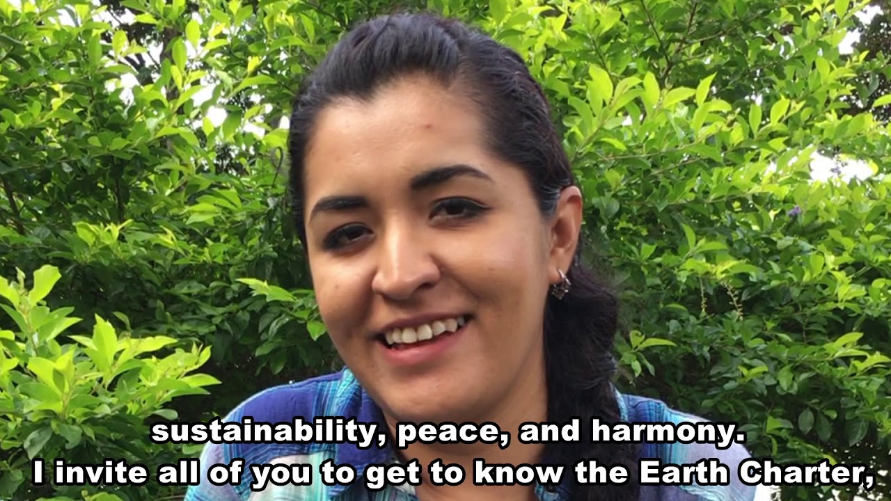 Michelle Calderón (Mexico) on the Earth Charter - YouTube