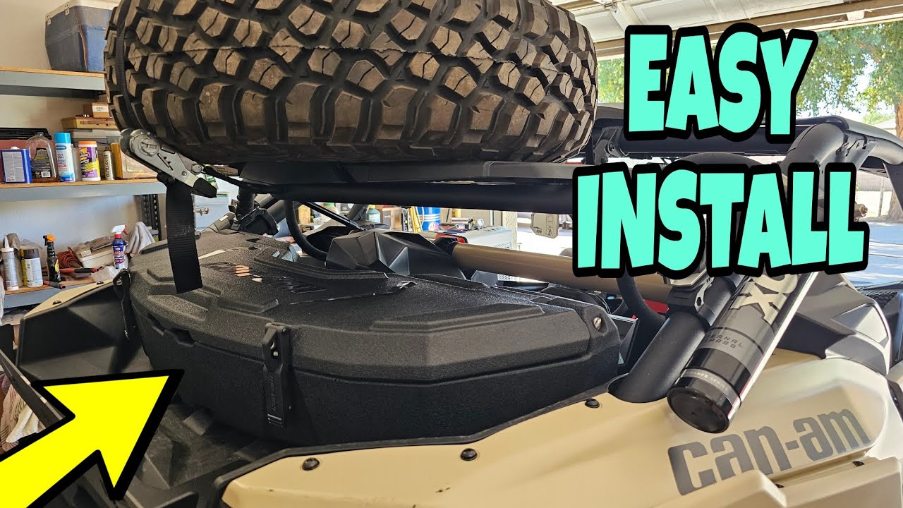 How To Install Canam X3 Cargo Box - YouTube