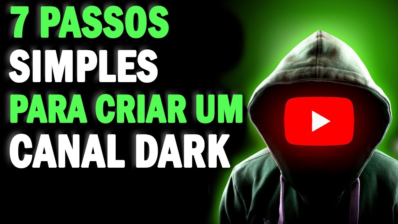 Como CRIAR UM CANAL DARK no YOUTUBE - YouTube