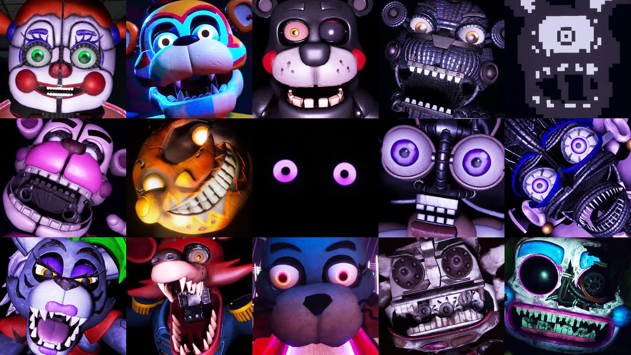 FNAF Help Wanted 2 - All Jumpscares (Complete & Arranged!) - YouTube