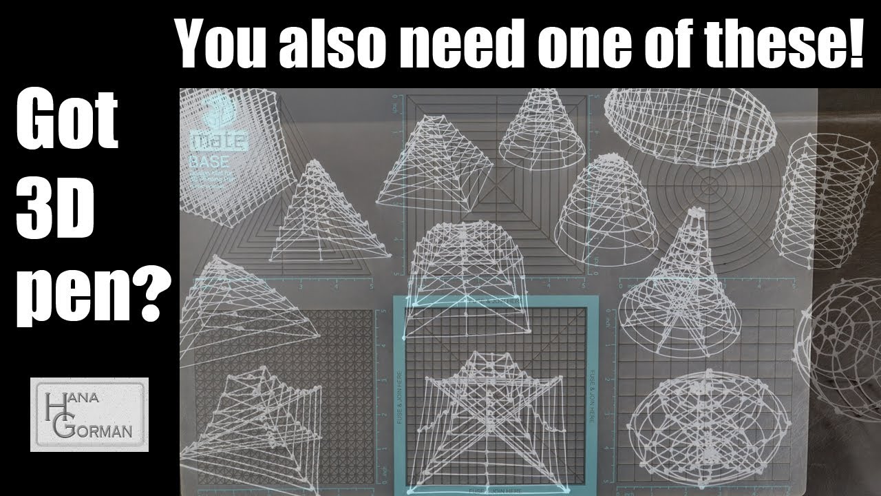 Vital 3D pen accessory: the 3DMate design mat - user guide - YouTube