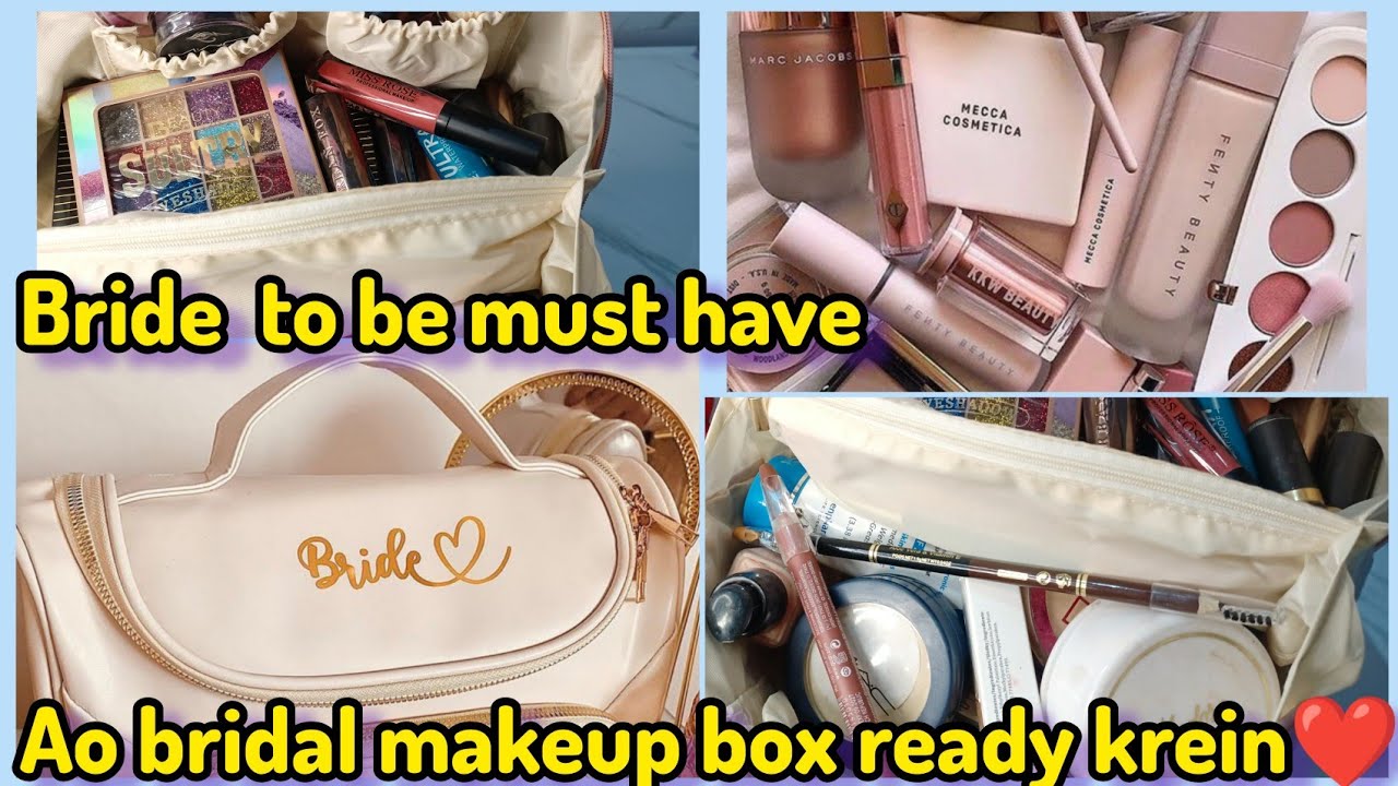 Bridal beauty box | bridal makeup box me kia kia hona chahye ...