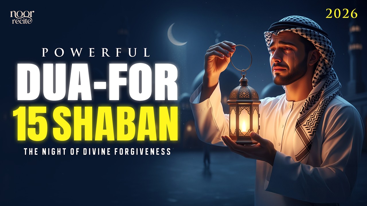 Soothing Dua for 15th Shaban 2026 | Blessed Night of Mercy ...
