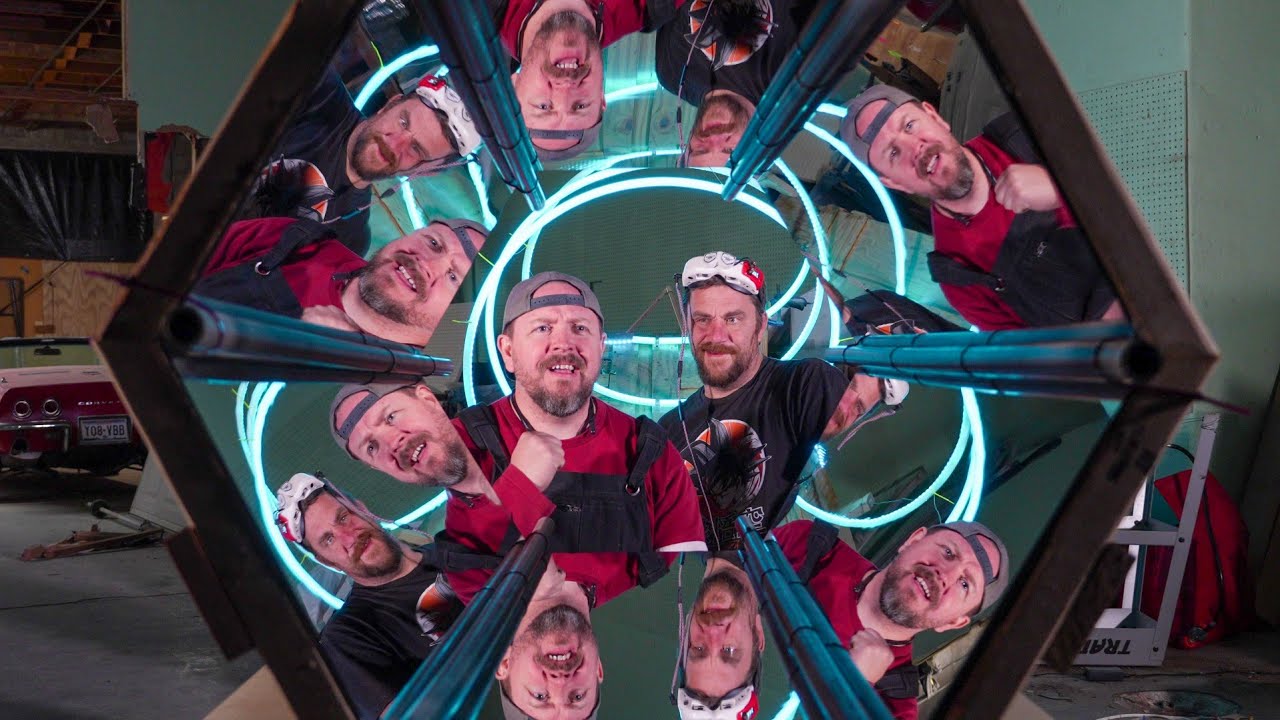 How Many Mirrors Will We Break? | Flying A Drone Through A Hexagon ...