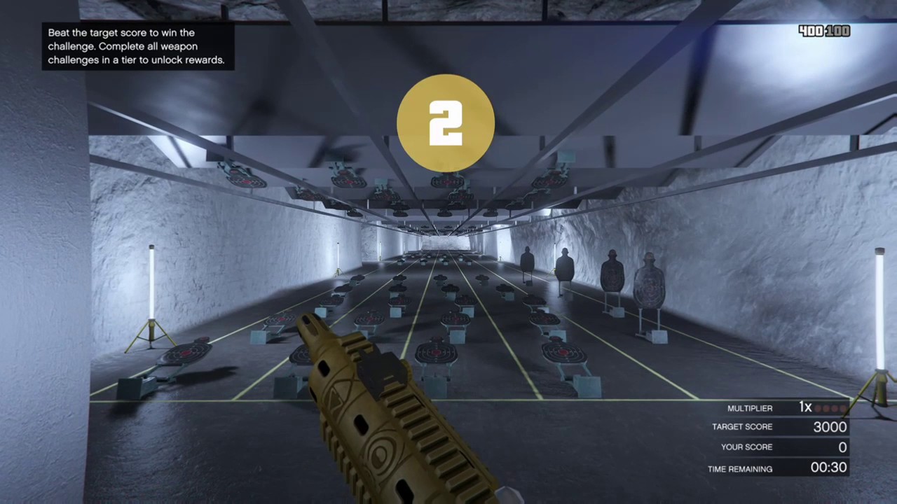 All Shooting Range Tier 3 Challenges Completed GTA V Gun Running DLC ...