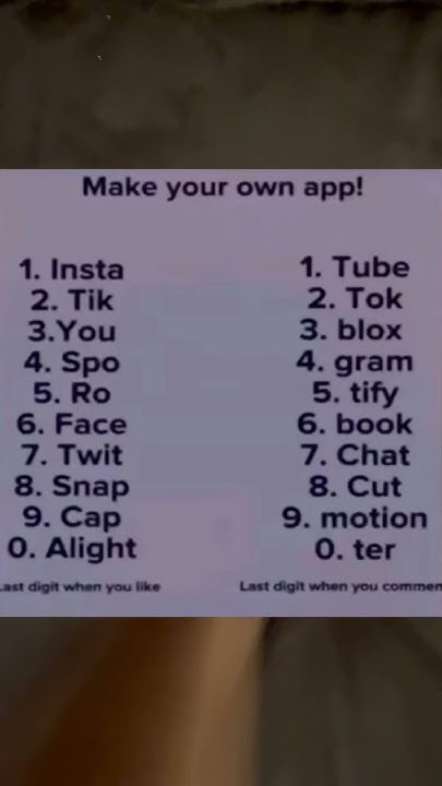 Make your own app! - YouTube