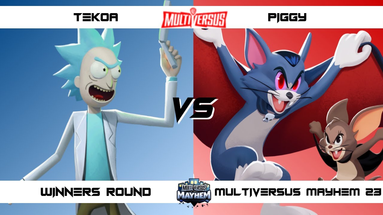 MultiVersus Mayhem 23 Winners Round Tekoa (Rick) vs Piggy (Tom and Jerry) MultiVersus Tournament ...