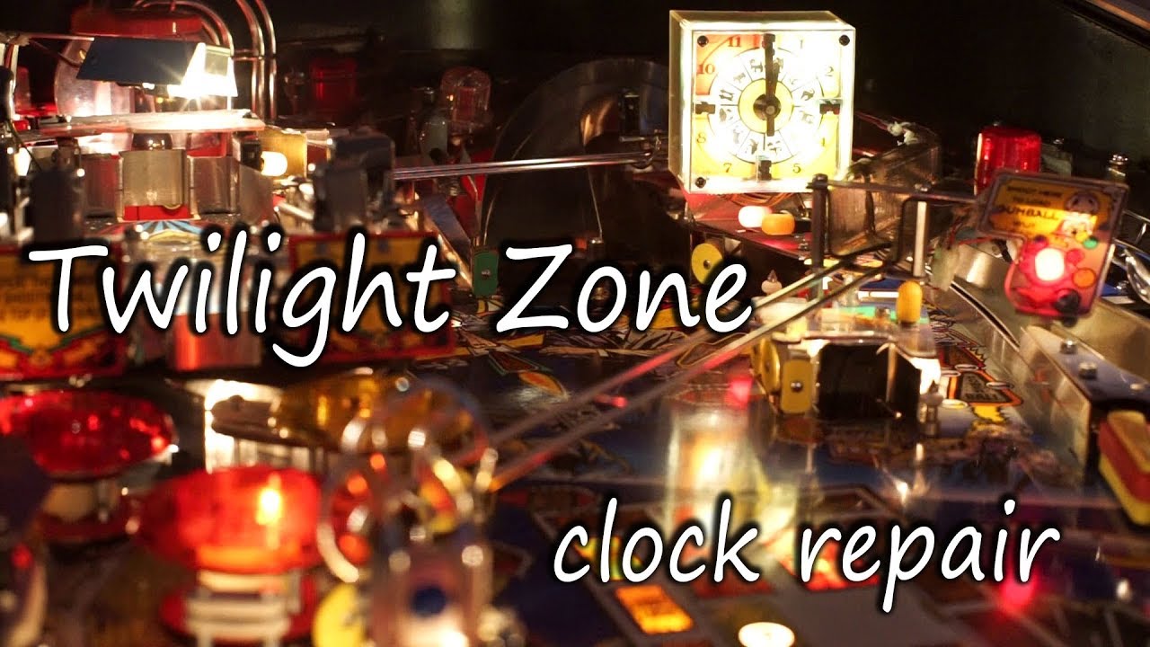 Twilight Zone Pinball - clock service and PCB replacement - YouTube