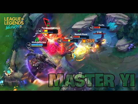 Wild Rift MASTER YI Montage - Best MASTER YI Plays | LoL Wild Rift ...