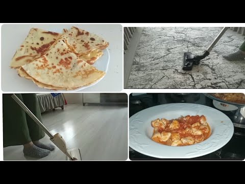 Sessiz vlog 11 | Krep tarifi | Dip köşe temizlik