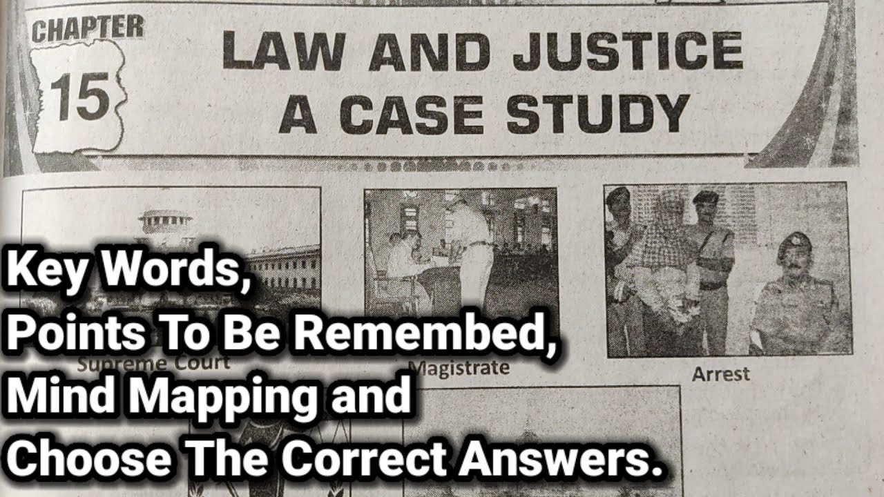 8th class || Social || 15.Law and Justice A Case Study lesson || all ...