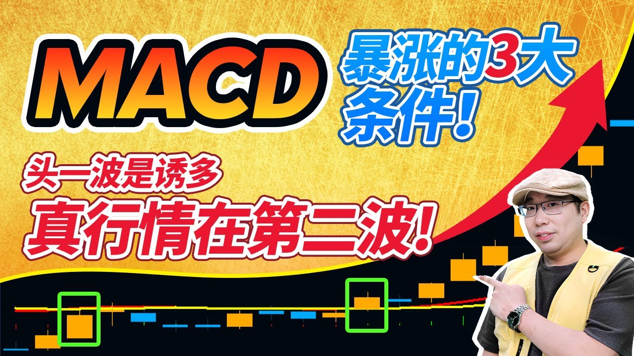 【MACD二次金叉暴利密码】主力最怕的黄金交叉竟藏在这位置？头一波是诱多，真行情在第二波!#macd #技术分析#日股 #ローソク足 - YouTube