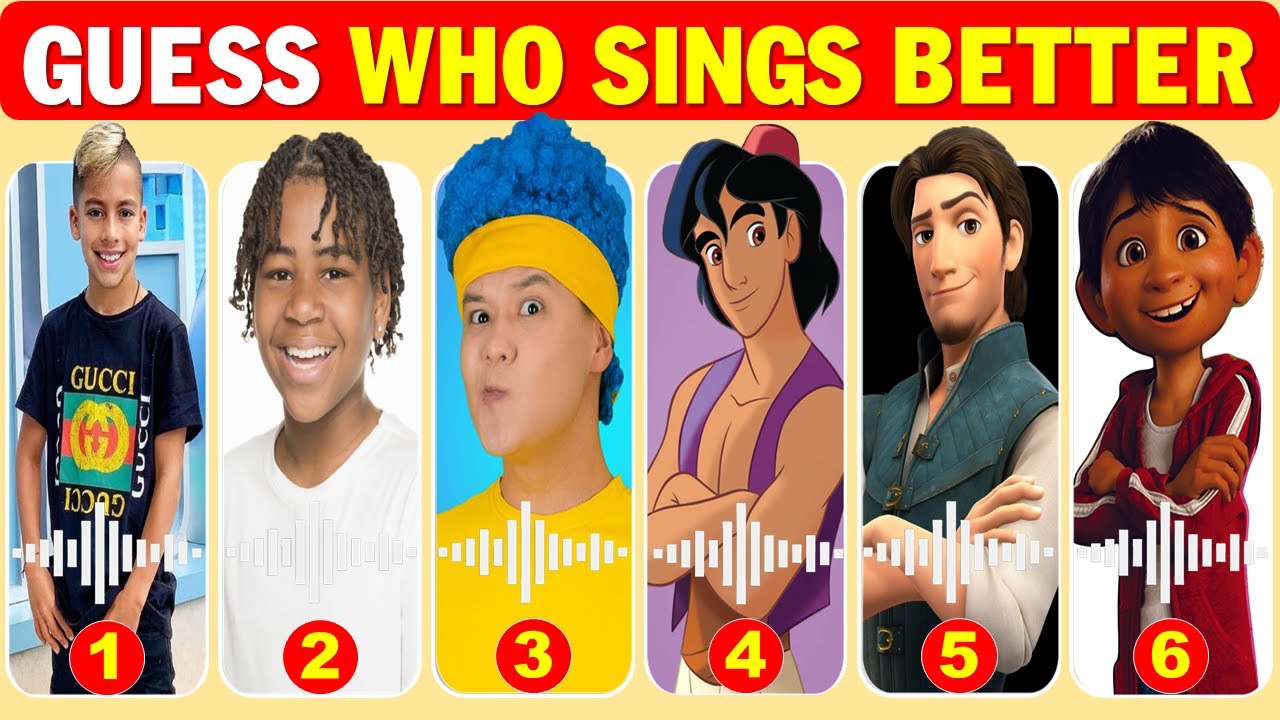 GUESS WHO IS SINGING #04| KING FERRAN,YOUNG DYLAN,ALADDIN, D BILLIONS ...