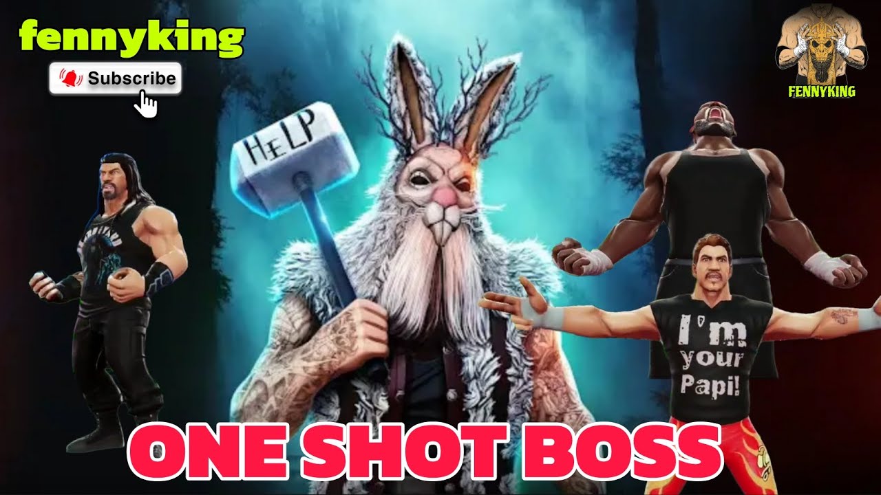 RAMBLIN RABBIT 🔥 ONE SHOT BOSS 😤 | WWE MAYHEM GAMEPLAY | #wwemayhem # ...