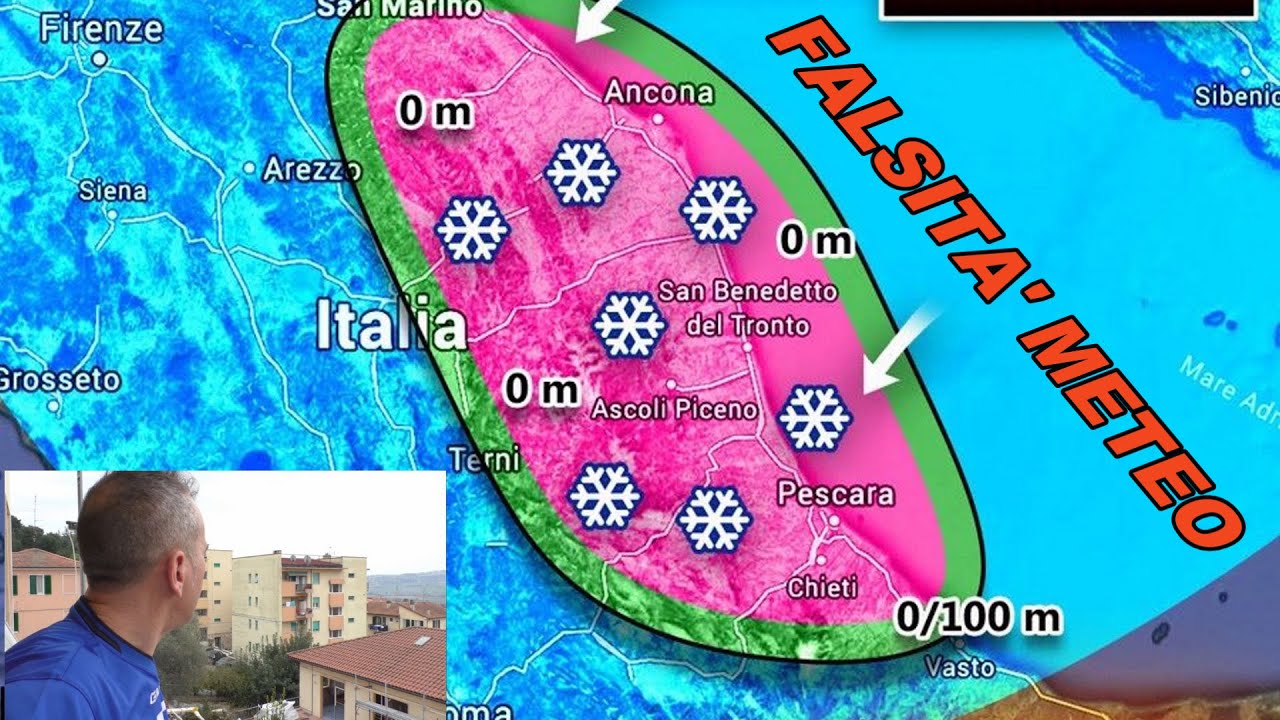FALSITA' METEREOLOGICA ITALIANA 25 FEB 2023 - YouTube
