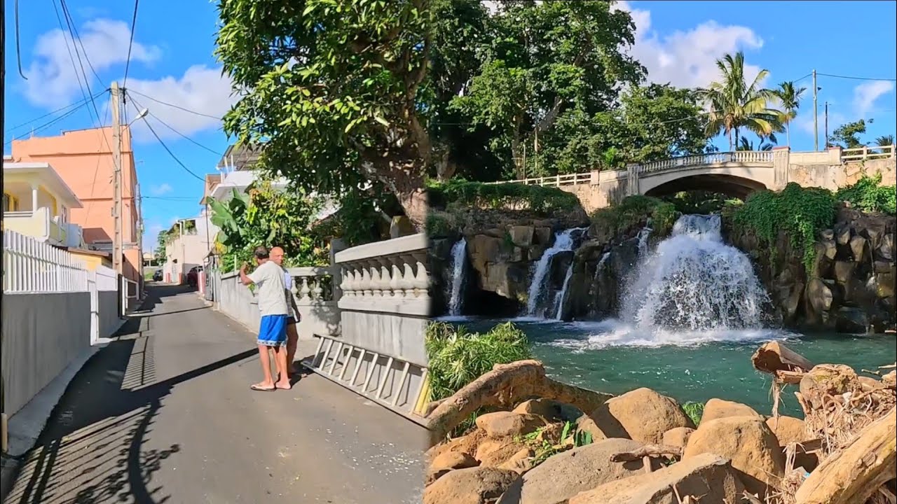 Le Reduit - Waterfall 🇲🇺 - YouTube