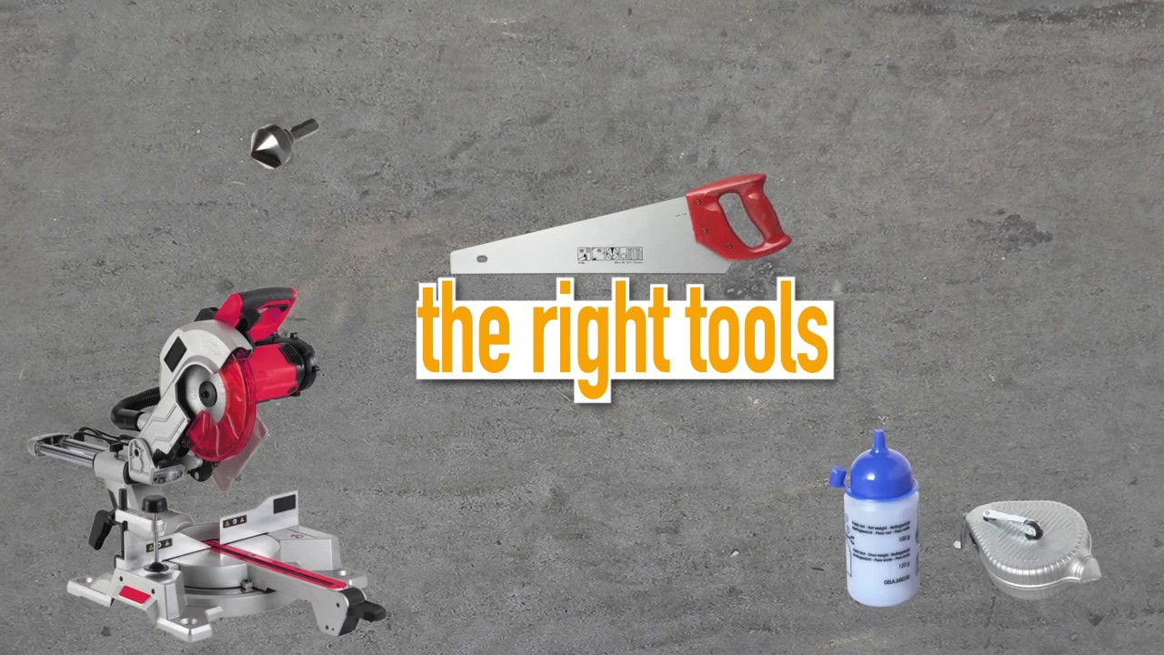 Installing a Wooden Deck on Joints - YouTube