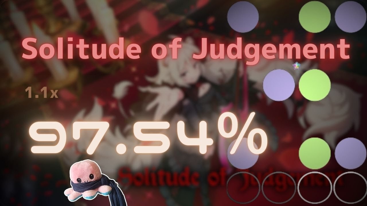 Solitude of Judgement 1.1 97.54% !!! [Osu!Mania] - YouTube