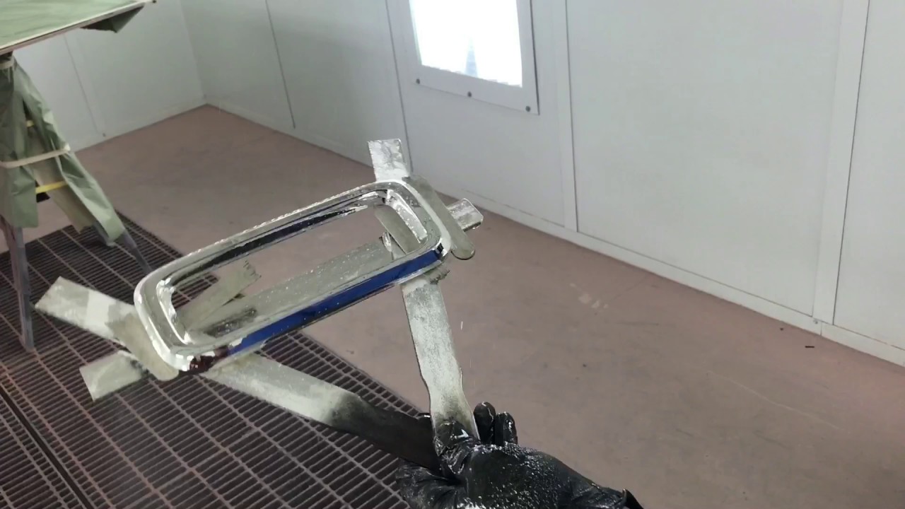 Spray Chrome Application - YouTube