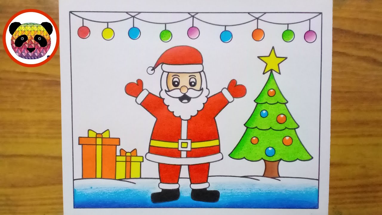Santa Claus Drawing / Christmas Drawing / How to Draw Santa Claus Step ...