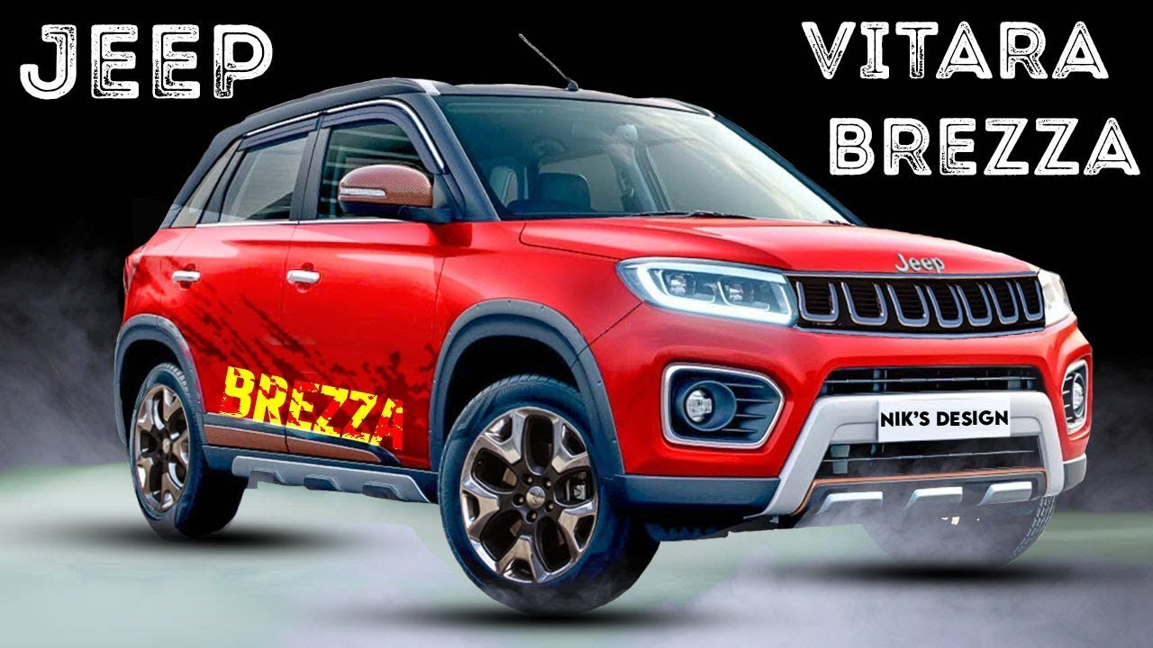 2020 Vitara Brezza With Jeep Compass Styling - Rendering - New Brezza ...
