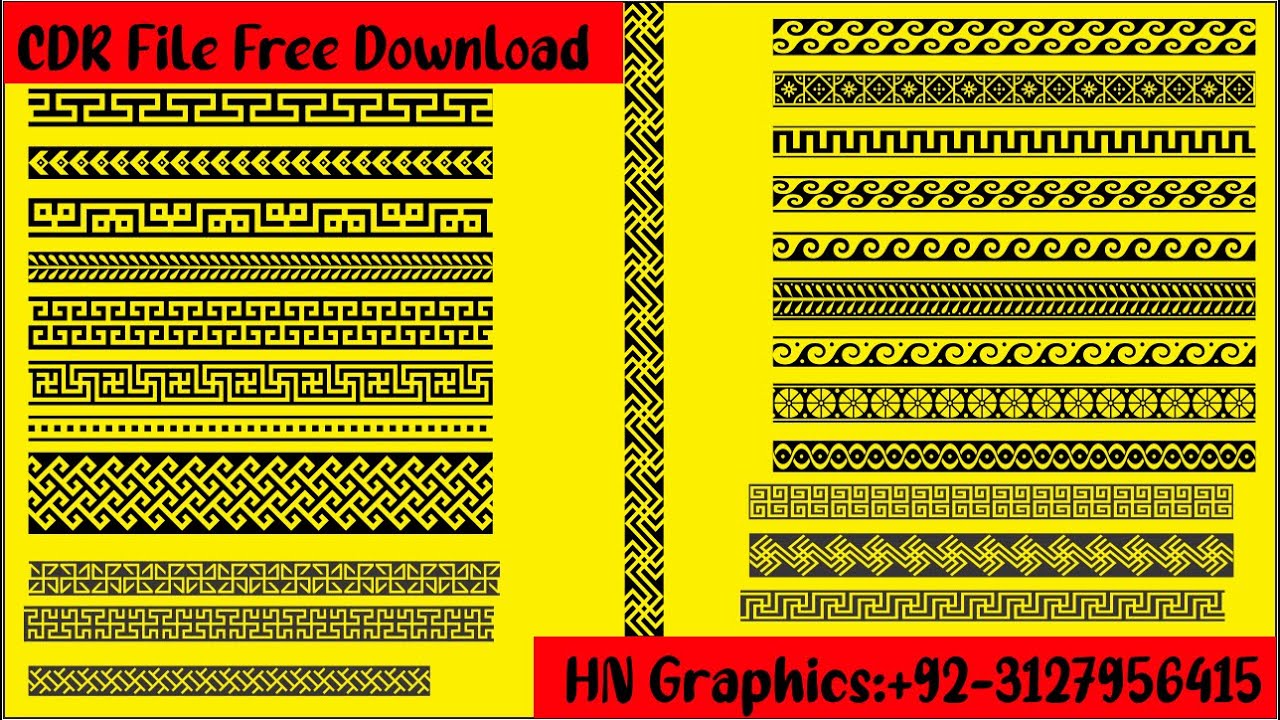 Part 3: Frames And Borders cdr files free download 2020 | HN Graphics ...